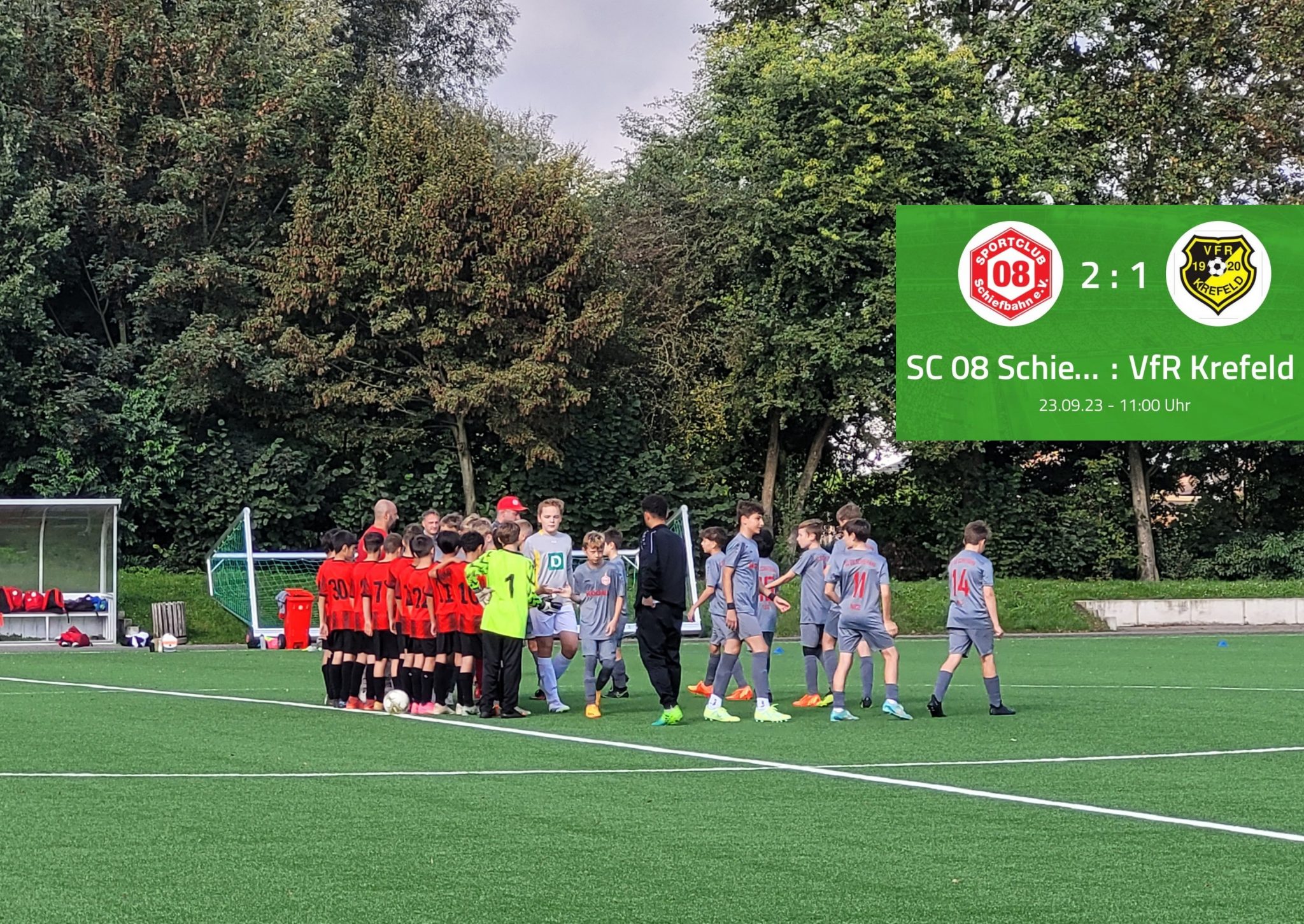 D1 des SC08 Schiefbahn erkämpft sich gegen VfR Krefeld Erneut einen Sieg in der Liga - sc08